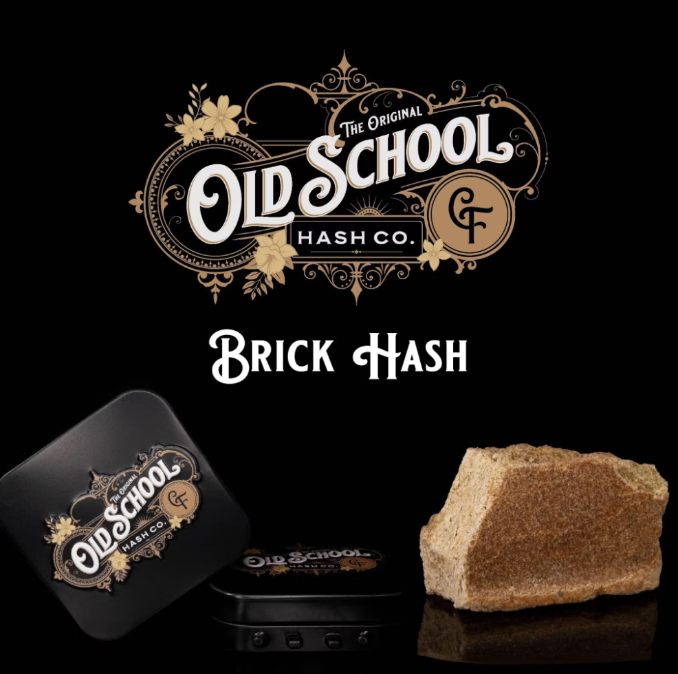 OLD SCHOOL HASH CO. - OLD SCHOOL HASH CO. | GUSH MINTZ | BRICK HASH | 1G