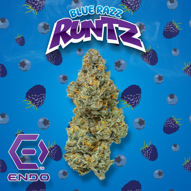 ENDO | BLUE RAZZ RUNTZ SMALLS | 28G – Premium Cannabis Products Near Me