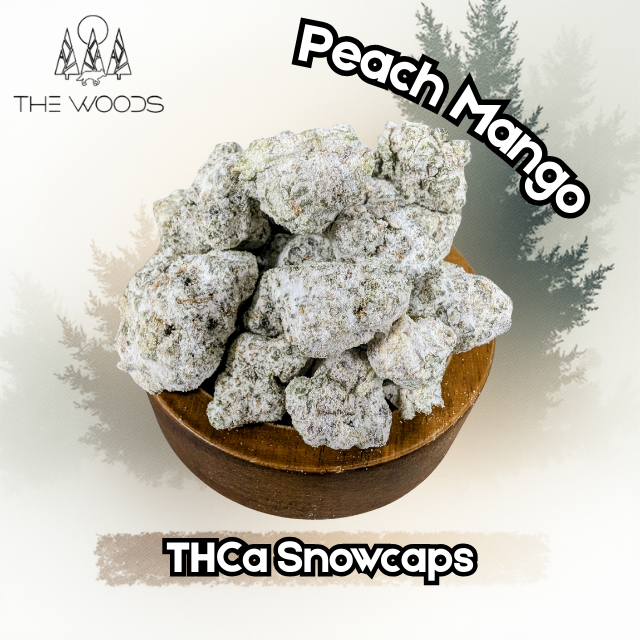 7G PEACH MANGO INFUSED SNOWCAPS – Premium Cannabis Products Near Me