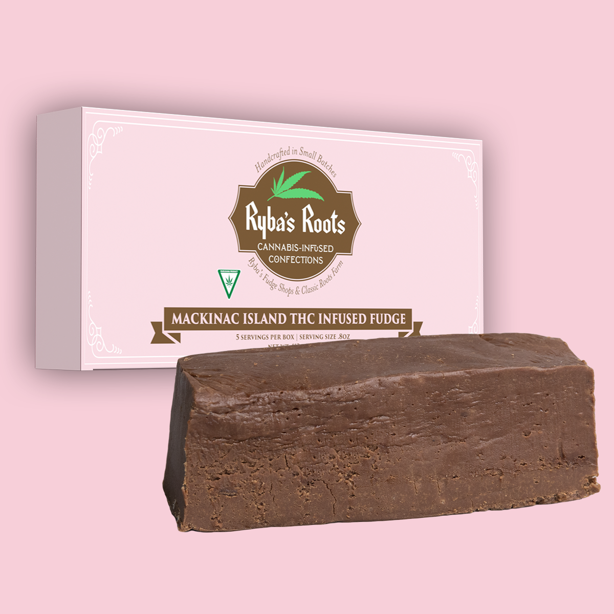 100MG Ryba's Roots Mackinac Island Mint Fudge – Premium Cannabis ...