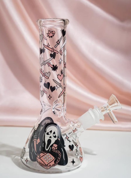 Ghostface Water Bong - Glow In The Dark – Premium Cannabis Products Near Me