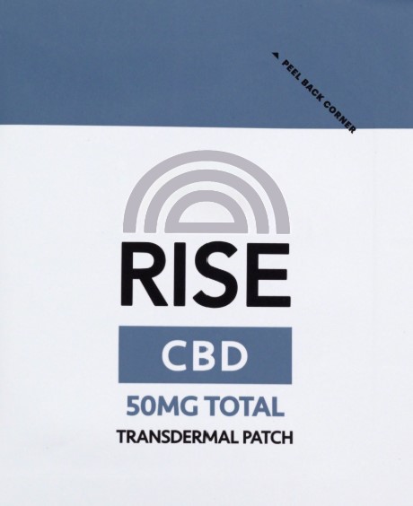 RISE - TRANSDERMAL PATCH - CBD - 50MG – Premium Cannabis Products Near Me